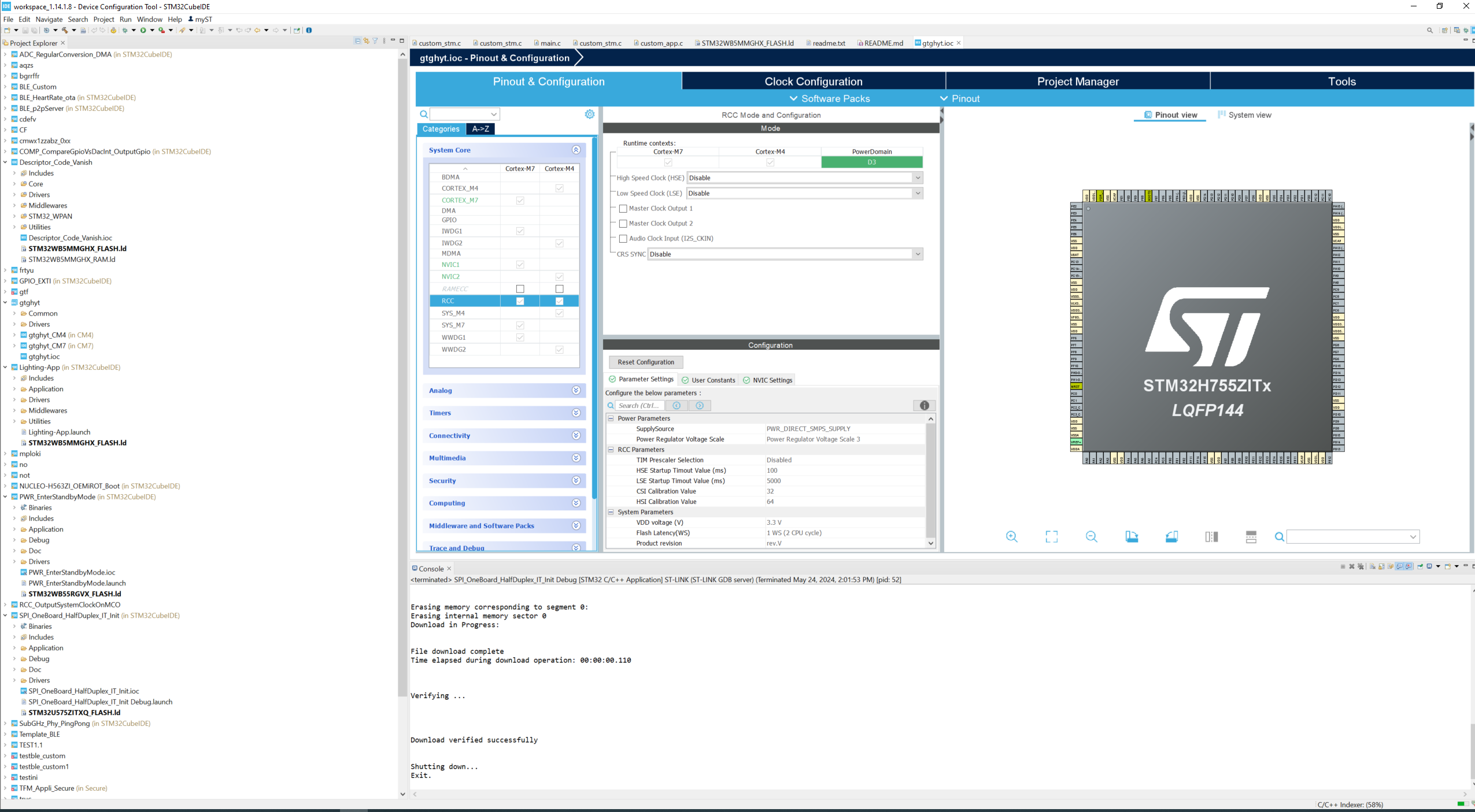 Solved Cubeide Issue H755 Ldosmps Settings Missing Stmicroelectronics Community 