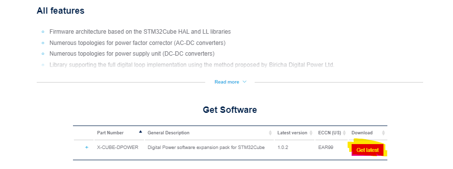 Solved: X-CUBE-DPOWER STM32G474 - Software Download Issue - STMicroelectronics Community