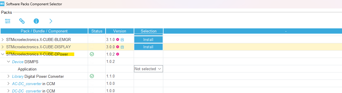 Solved: X-CUBE-DPOWER STM32G474 - Software Download Issue - STMicroelectronics Community
