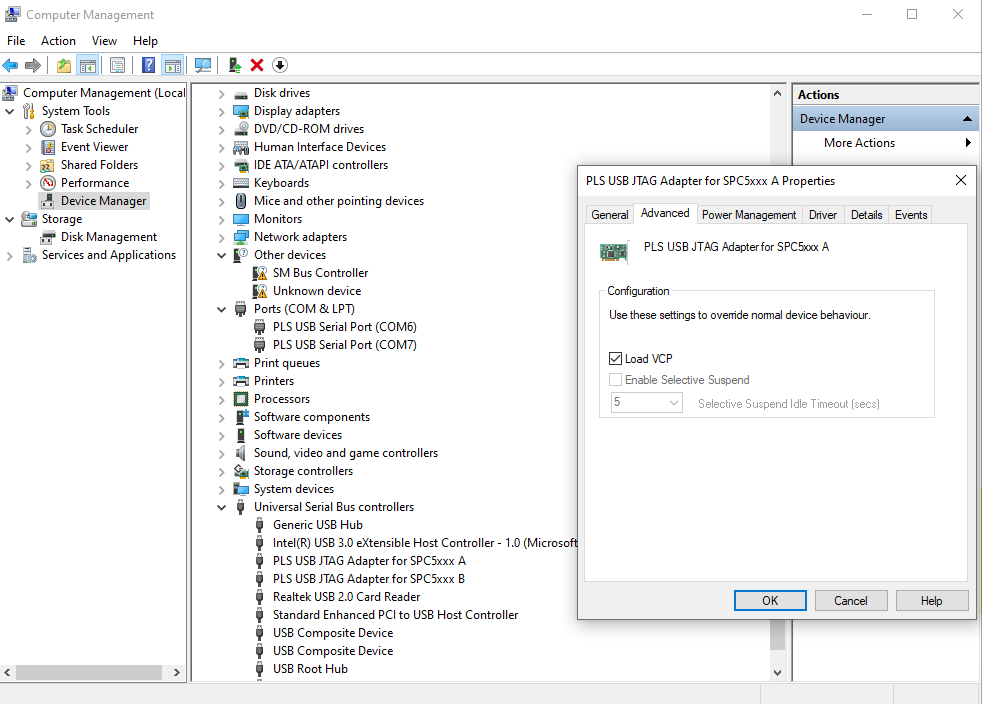 Solved: SPC58EC No JTAG client found ! in windows 10 - STMicroelectronics Community