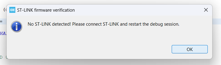 Solved: No ST-Link Detected - STMicroelectronics Community
