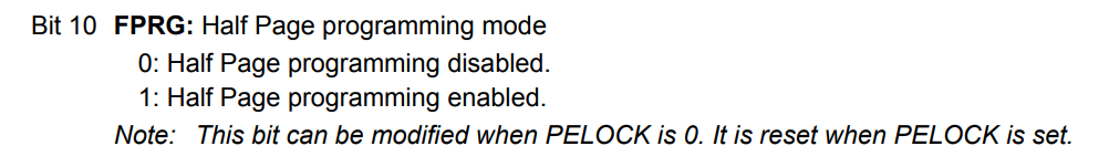 STM32L051K8 writing half page to EEPROM? - STMicroelectronics Community