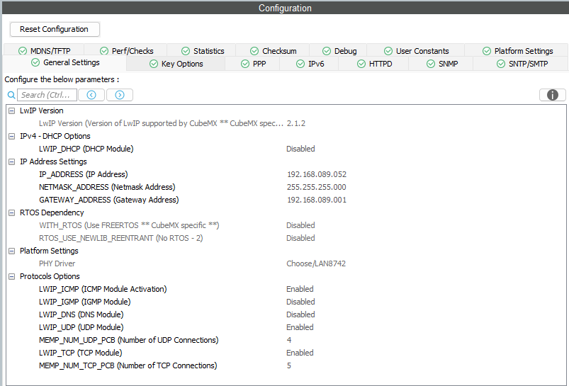 Solved: cant ping nucleo-h723 dev board using lwip - STMicroelectronics Community