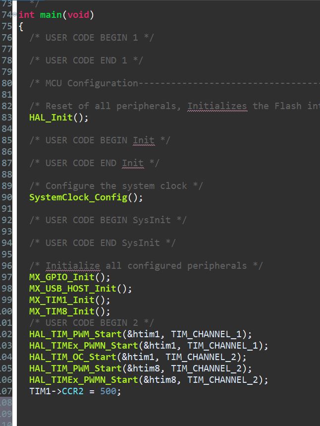 Cannot Update TIM CCR Register in Timer Master/Sla ...