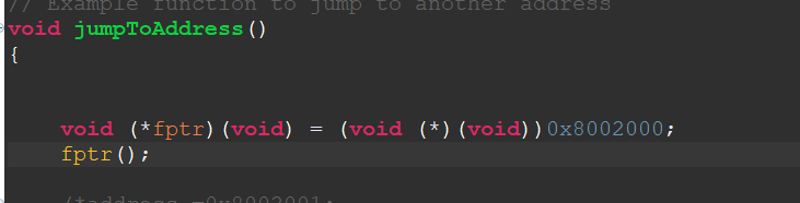 Solved: Address jump function - STMicroelectronics Community