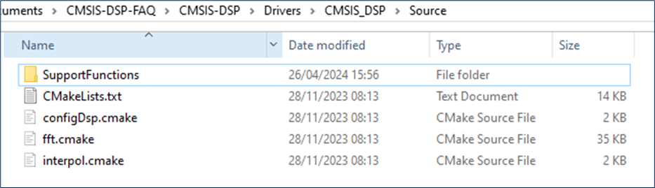 How to integrate CMSIS-DSP libraries on a STM32 pr... - STMicroelectronics Community