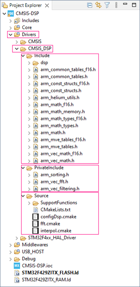 How to integrate CMSIS-DSP libraries on a STM32 pr ... How to integrate CMSIS-DSP libraries on a STM32 pr ...