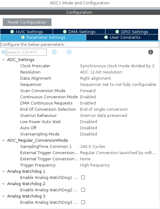 Solved: wrong ADC DMA Continous conversion data order - STMicroelectronics Community