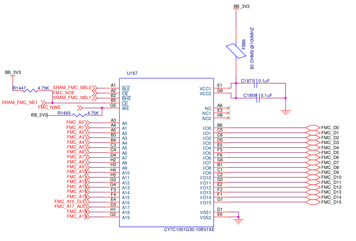 Fmc Sram Not Working Stmicroelectronics Community