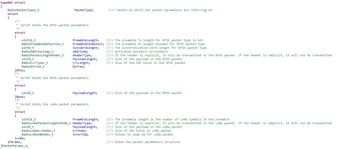 Sync Word for Modem Lora - STMicroelectronics Community
