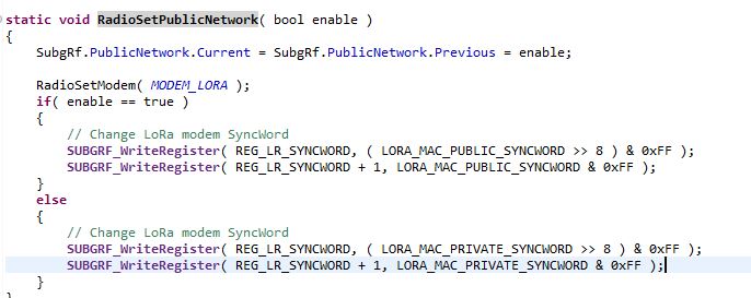 Sync Word for Modem Lora - STMicroelectronics Community