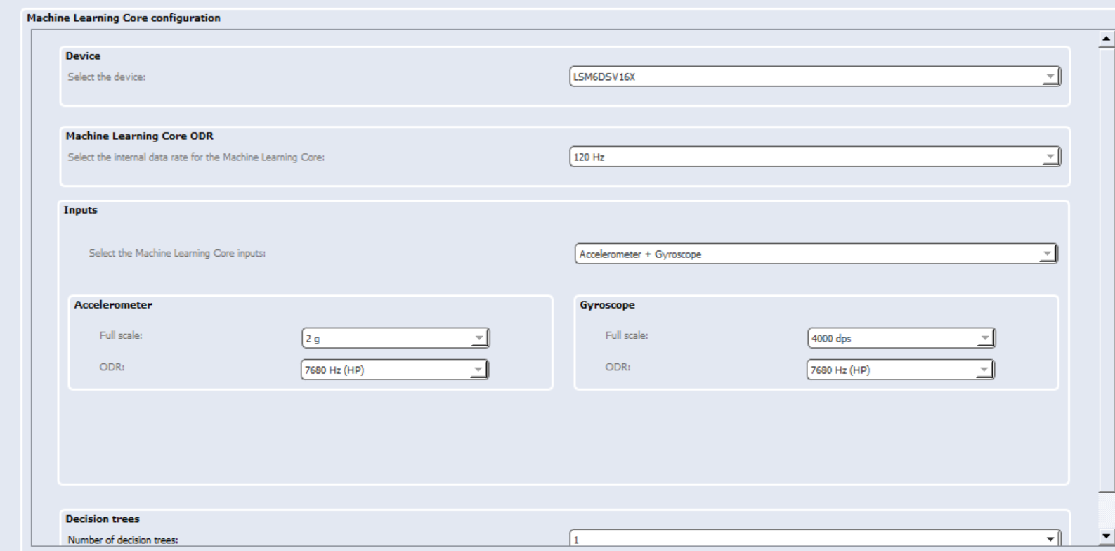 Sensortilebox Machine Learing With Unico Gui Stmicroelectronics Community 