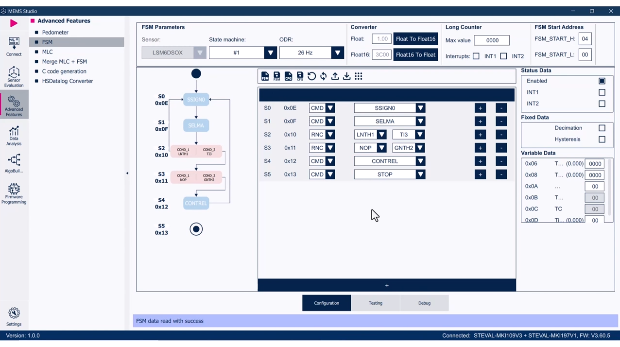 How to start and improve your workflow with MEMS-S... - STMicroelectronics Community