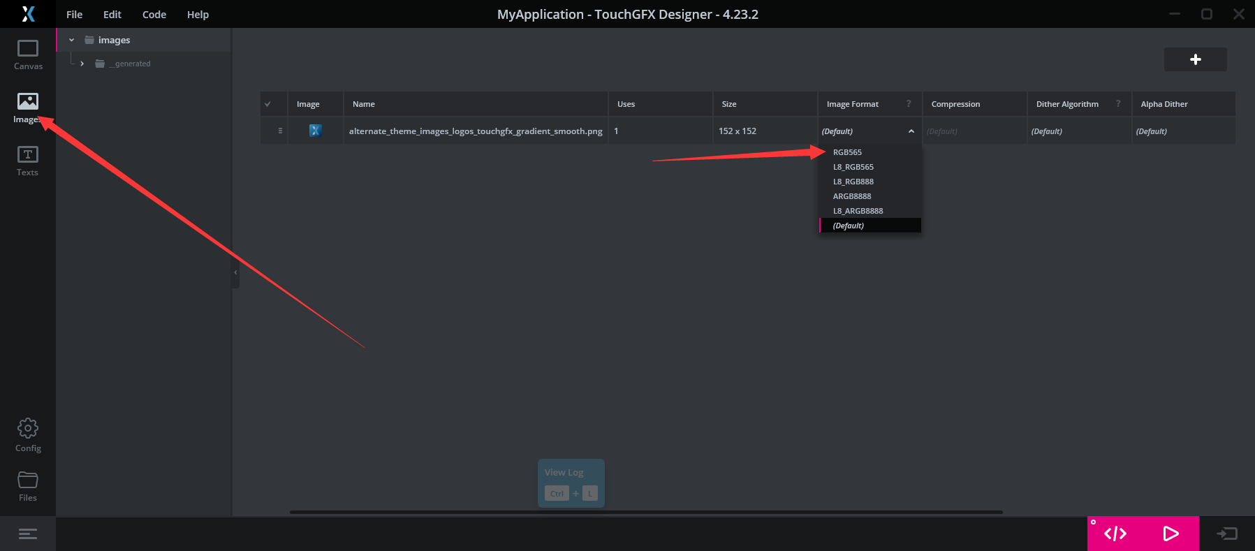 Solved: How to store the image with format RGB565 in Bitma ...