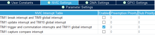 Solved Timer Commutation Event Callback Not Firing Stm32f