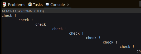 Sending Serial Through USB example doesn't work - STMicroelectronics Community