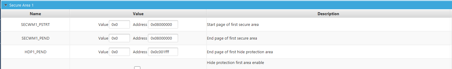 Reg Issue in Running TFM Application STM32u585 - STMicroelectronics Community