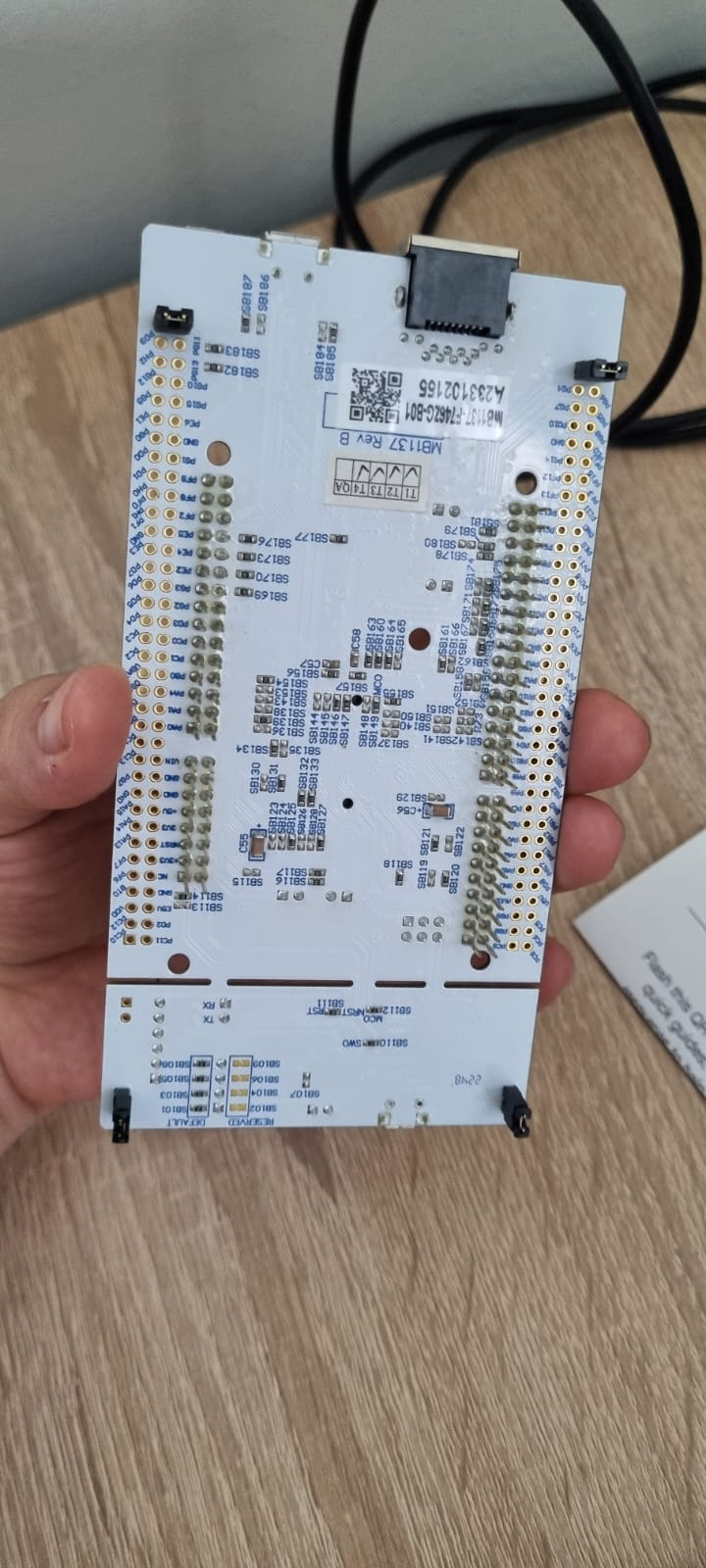 Solved: NUCLEO-F746ZG STM32F746ZG - nowhere to connect ST... - STMicroelectronics Community