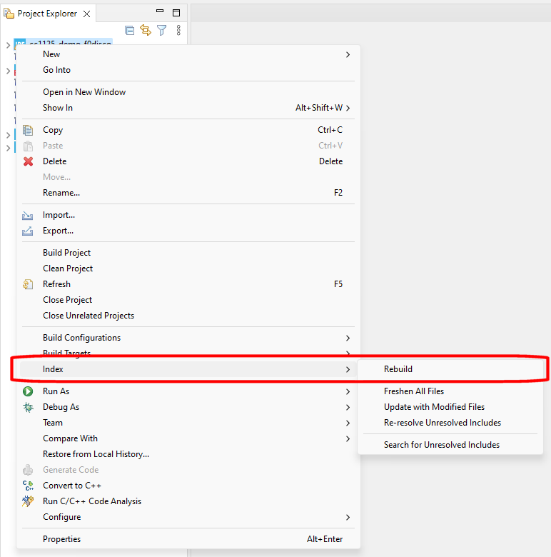 discrepancy between the code in editor and the bui... - STMicroelectronics Community