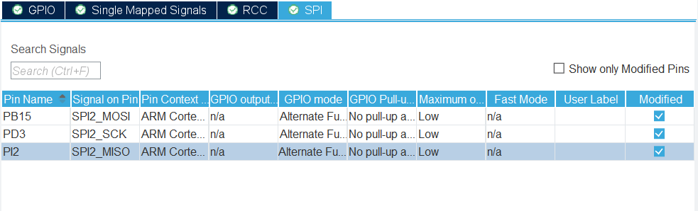 Stm32h745 Disco Spi Problems Stmicroelectronics Community