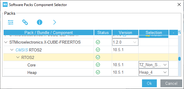 How to enable FreeRTOS™ within a project for STM32... - STMicroelectronics Community