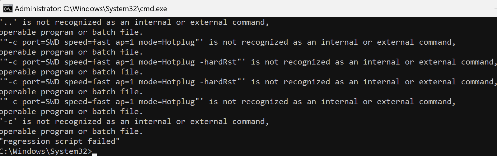 Solved: STM32H563 Regression not working after standart pr... - STMicroelectronics Community