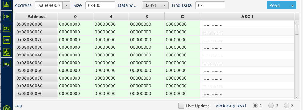 Solved: PCROP Not disabled after RDP Regression, Option ch... - STMicroelectronics Community