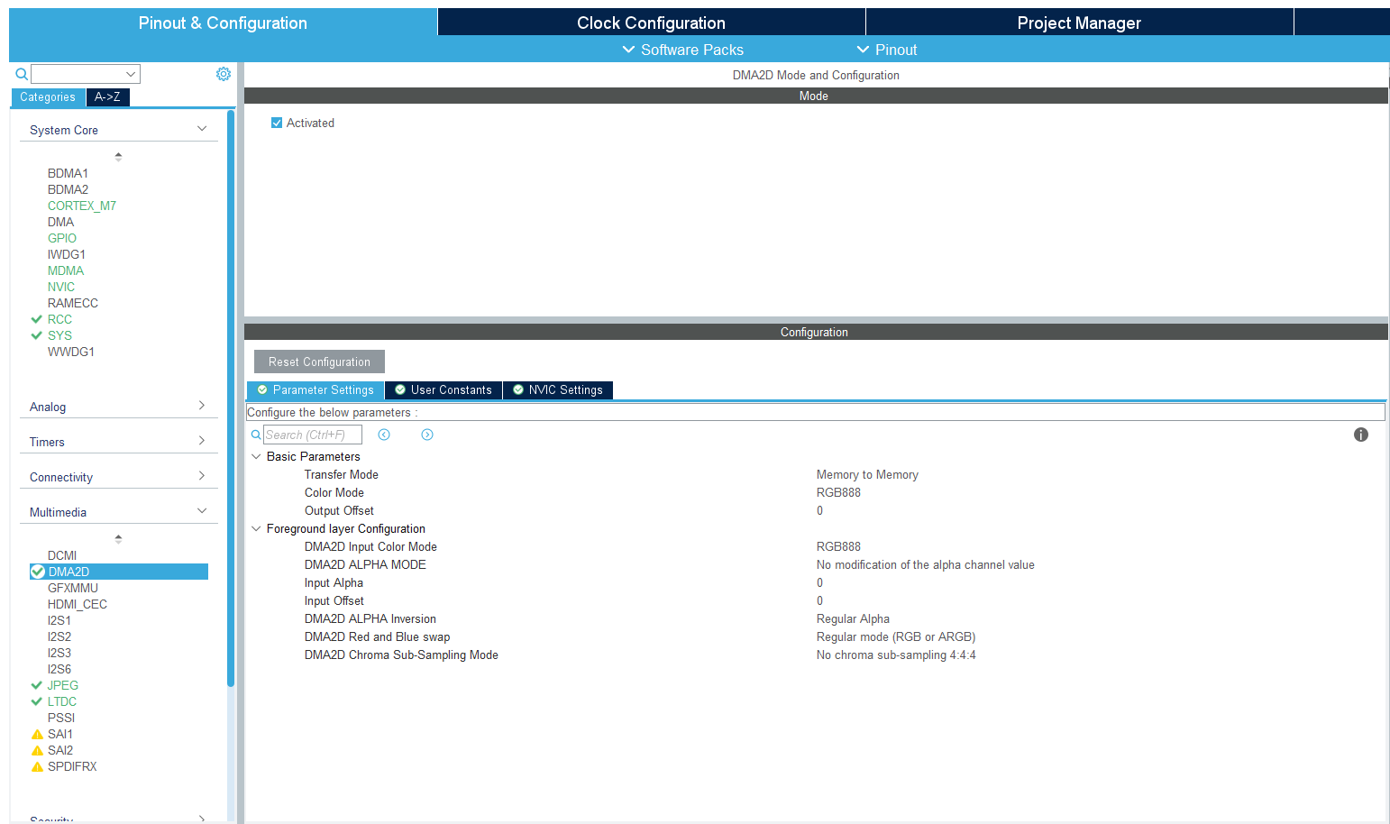 Video decoding for STM32H7B3L. - STMicroelectronics Community
