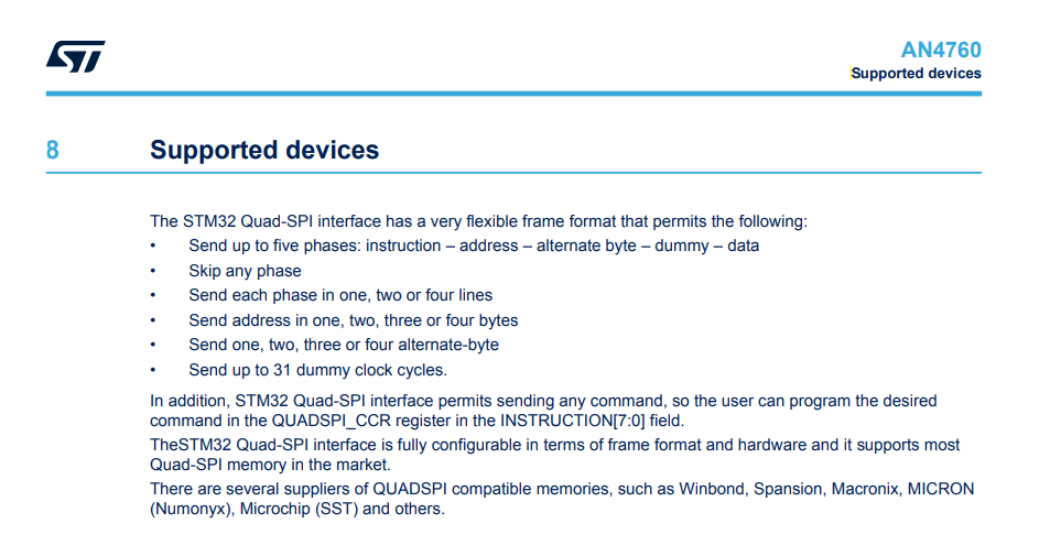 Solved: STM32H755 QSPI Compatibility - Infineon S25FL128SA... - STMicroelectronics Community