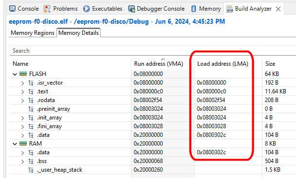 Solved: Compiled code size and flashed code size are diffe... - Page 2 - STMicroelectronics ...