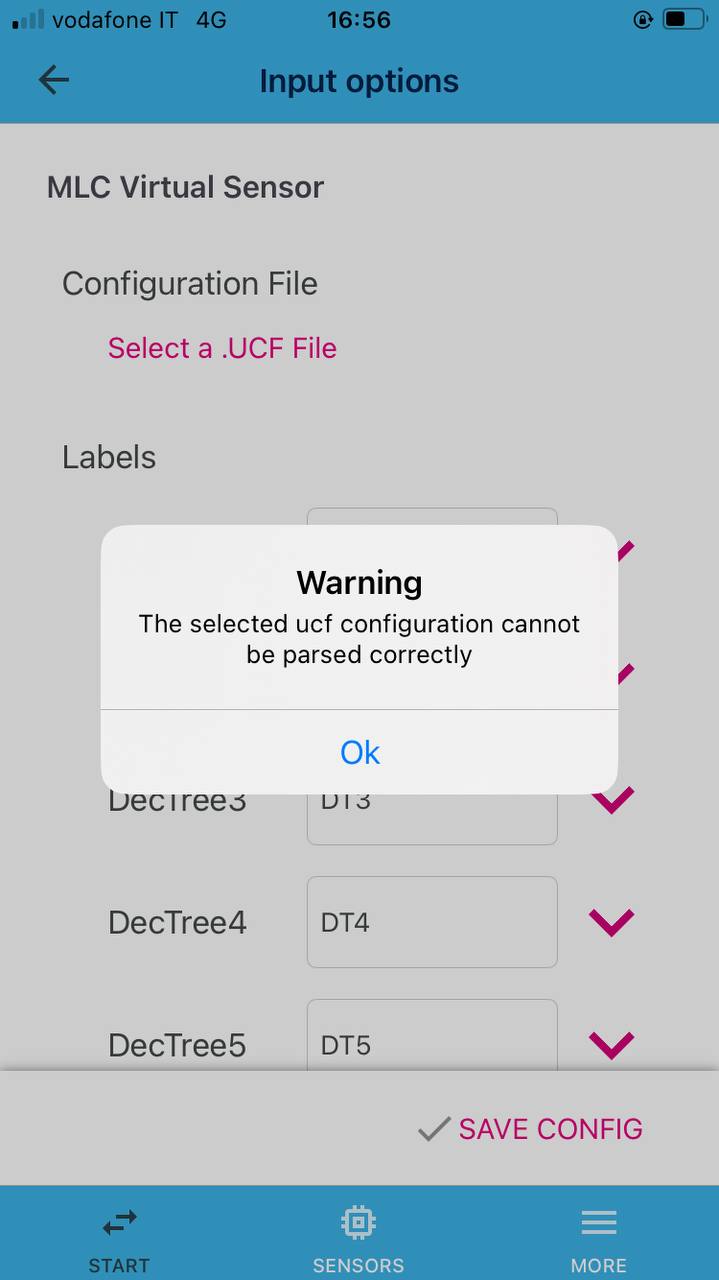 Sensortile.box Machine learing with Unico GUI - STMicroelectronics Community