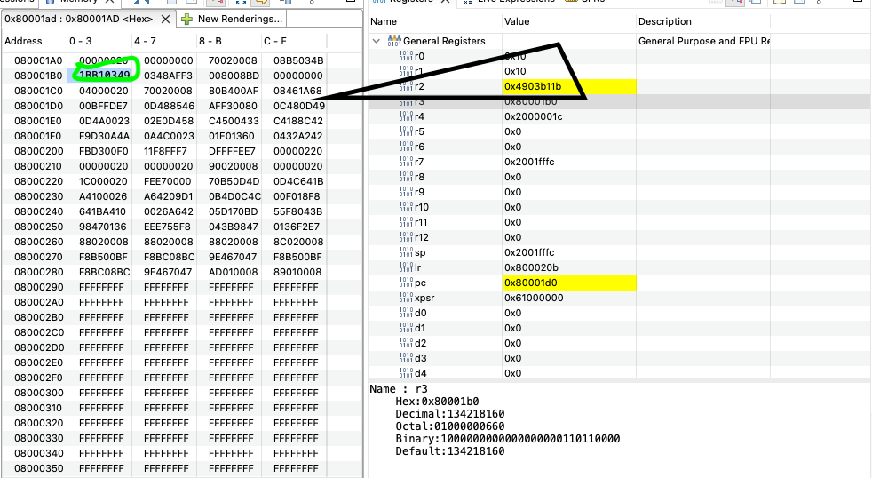 Solved: Endianness displayed by Memory vs General purpose ... - STMicroelectronics Community