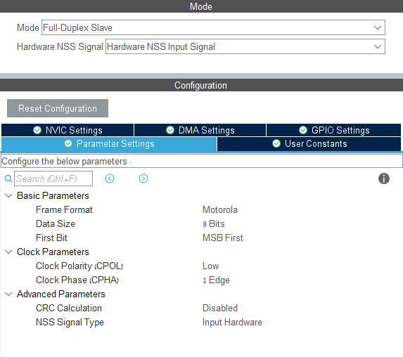 SPI slave issue - STMicroelectronics Community