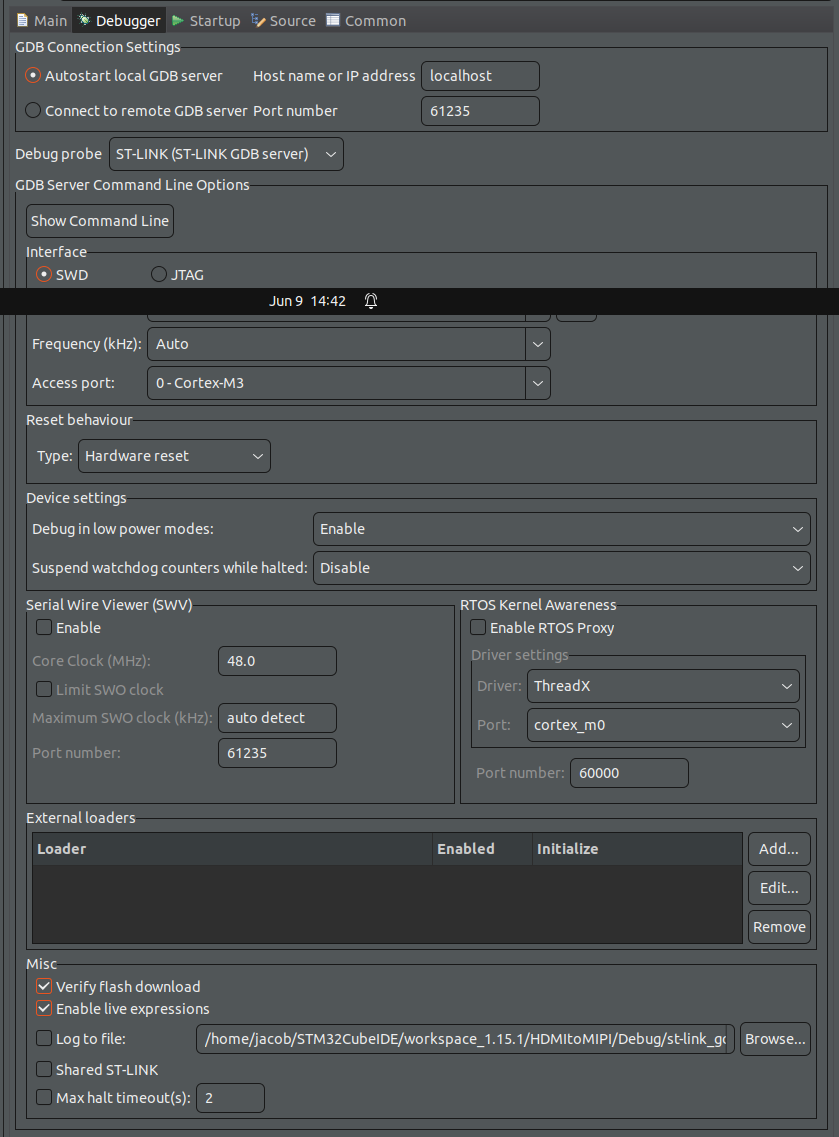 Solved: NUCLEO-H503RB Debugging Issues - STMicroelectronics Community
