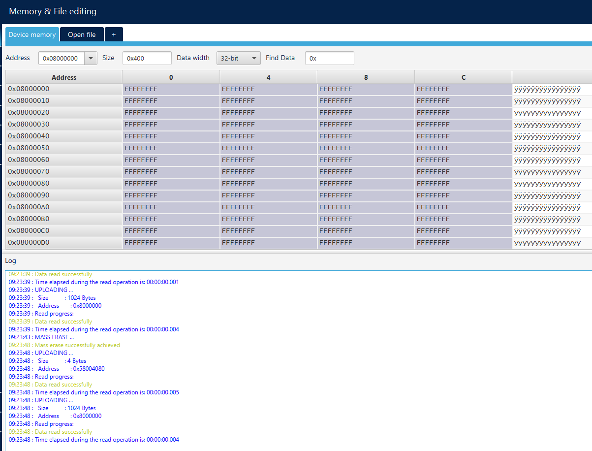 Stm32wb55 Unlock Security Configuration Option By Stmicroelectronics Community