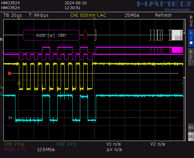 I2c Smbus Communication Using A Stm32f105 On A S Stmicroelectronics Community