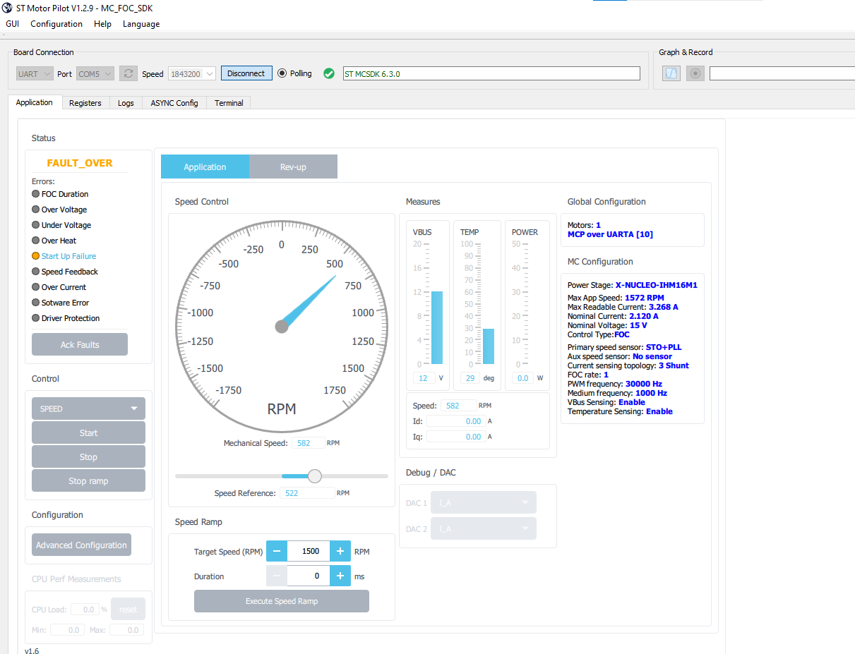 Solved: P-NUCLEO-IHM03 giving startup failure - STMicroelectronics Community