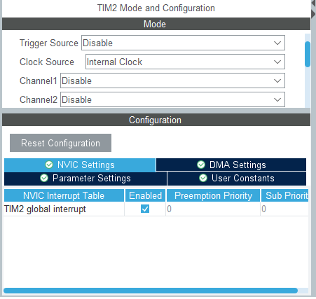 Timer interrupt discontinuity issue using stm32f10... - STMicroelectronics Community