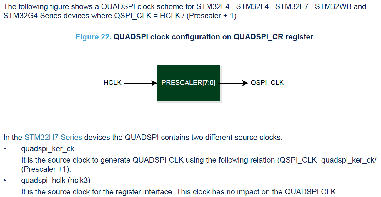 Solved Stm32h7 Quadspi Clock Configuration Stmicroelectronics Community