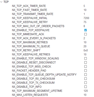 Solved: Is the Keep Alive feature in AZURE RTOS NetX worki... - STMicroelectronics Community