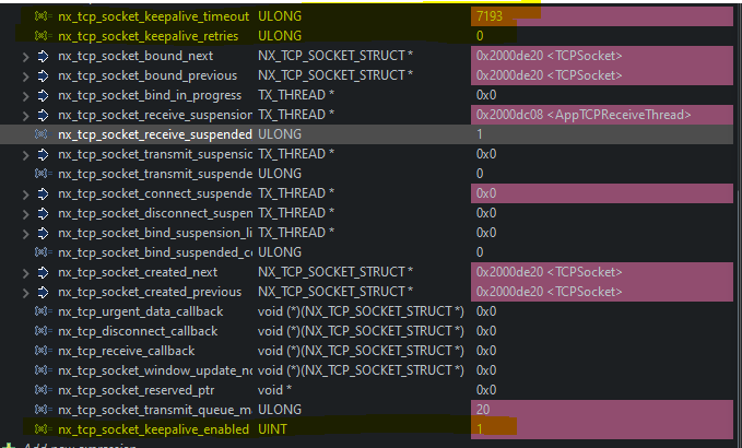 Solved: Is the Keep Alive feature in AZURE RTOS NetX worki... - STMicroelectronics Community