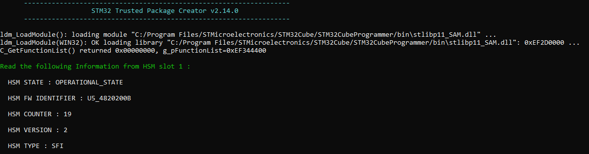 Restart HSM (STM32HSM-V2AE) - STMicroelectronics Community