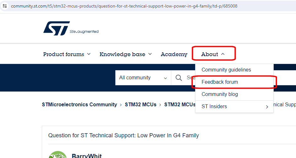 Solved Question Power Consumption And Clock Sources For Stmicroelectronics Community