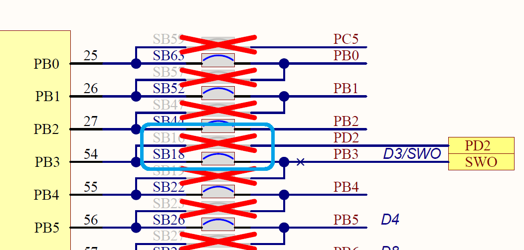 Solved: STM32L412: can't toggle PD2 on a custom board - STMicroelectronics Community