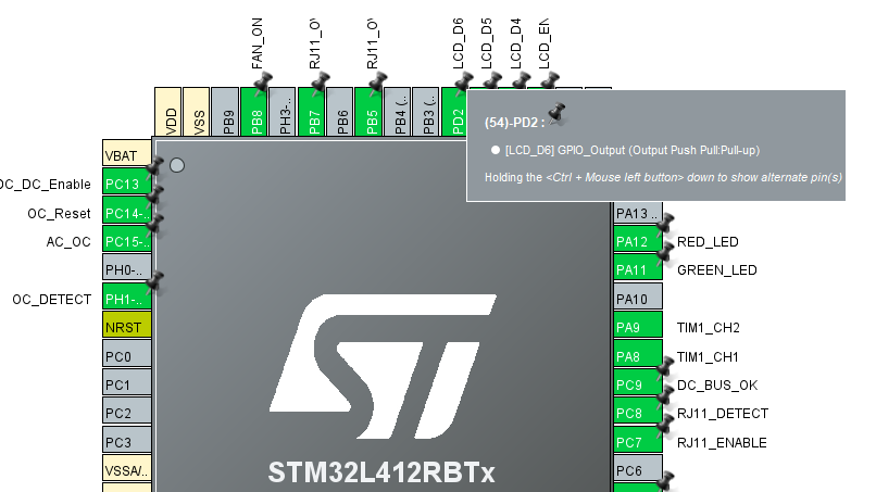 Solved Stm32l412 Cant Toggle Pd2 On A Custom Board Stmicroelectronics Community