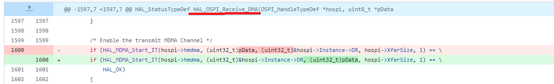 Solved: HAL library bug in OSPI driver - STMicroelectronics Community