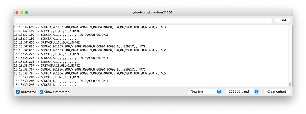Invalid Teseo LIV3FL reading using STM32 Nucle-WL5 ... Invalid Teseo LIV3FL reading using STM32 Nucle-WL5 ...