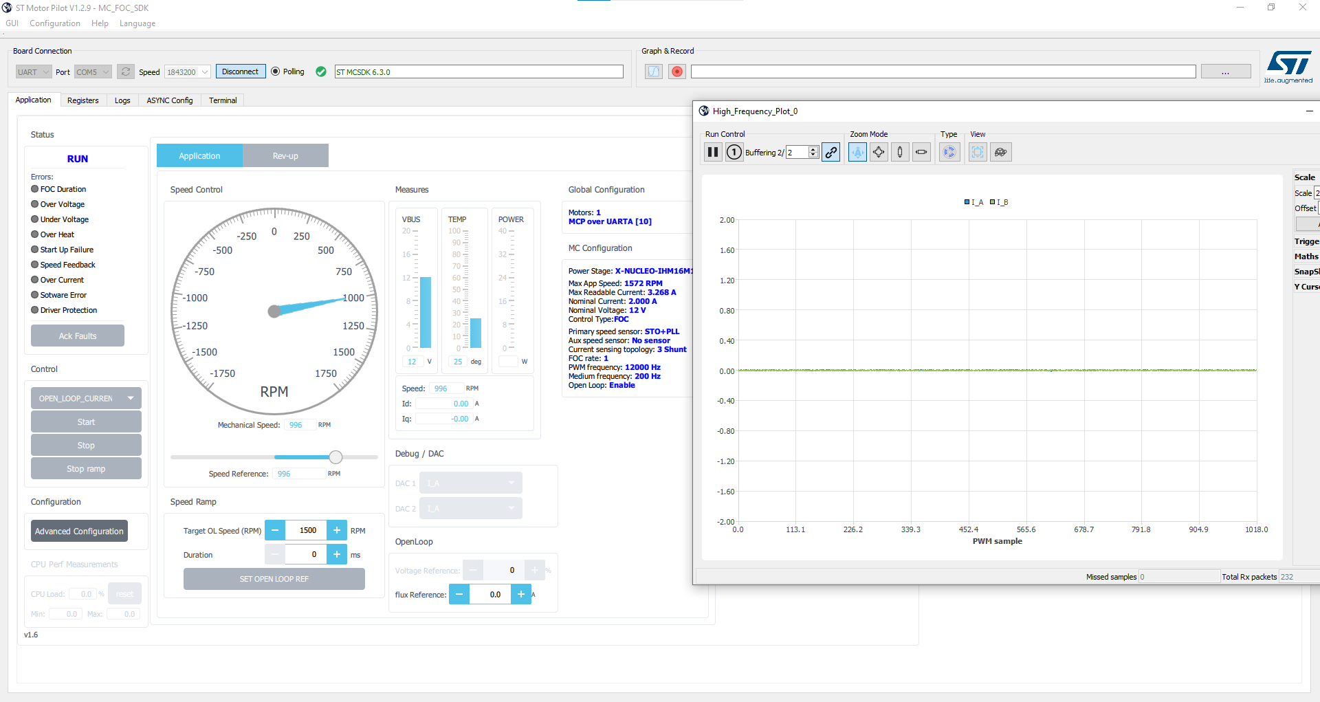 Solved: P-NUCLEO-IHM03 giving startup failure - STMicroelectronics Community