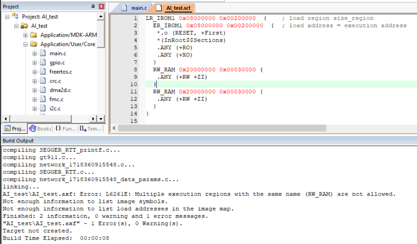 compiler error after add cubeAI by cubeMx - STMicroelectronics Community