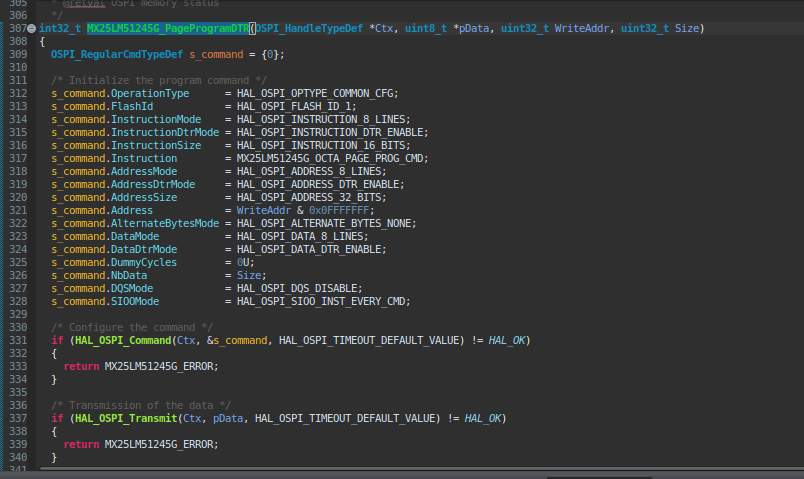 Writing from Bootloader on STM32H735 - STMicroelectronics Community